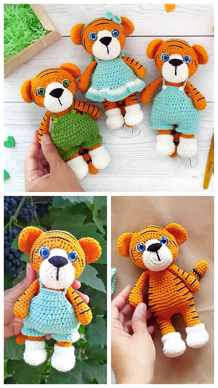 Crochet Tiger Amigurumi Free Pattern