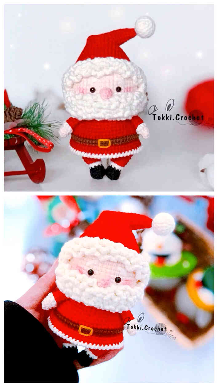 Amigurumi Santa Claus Crochet Free Pattern