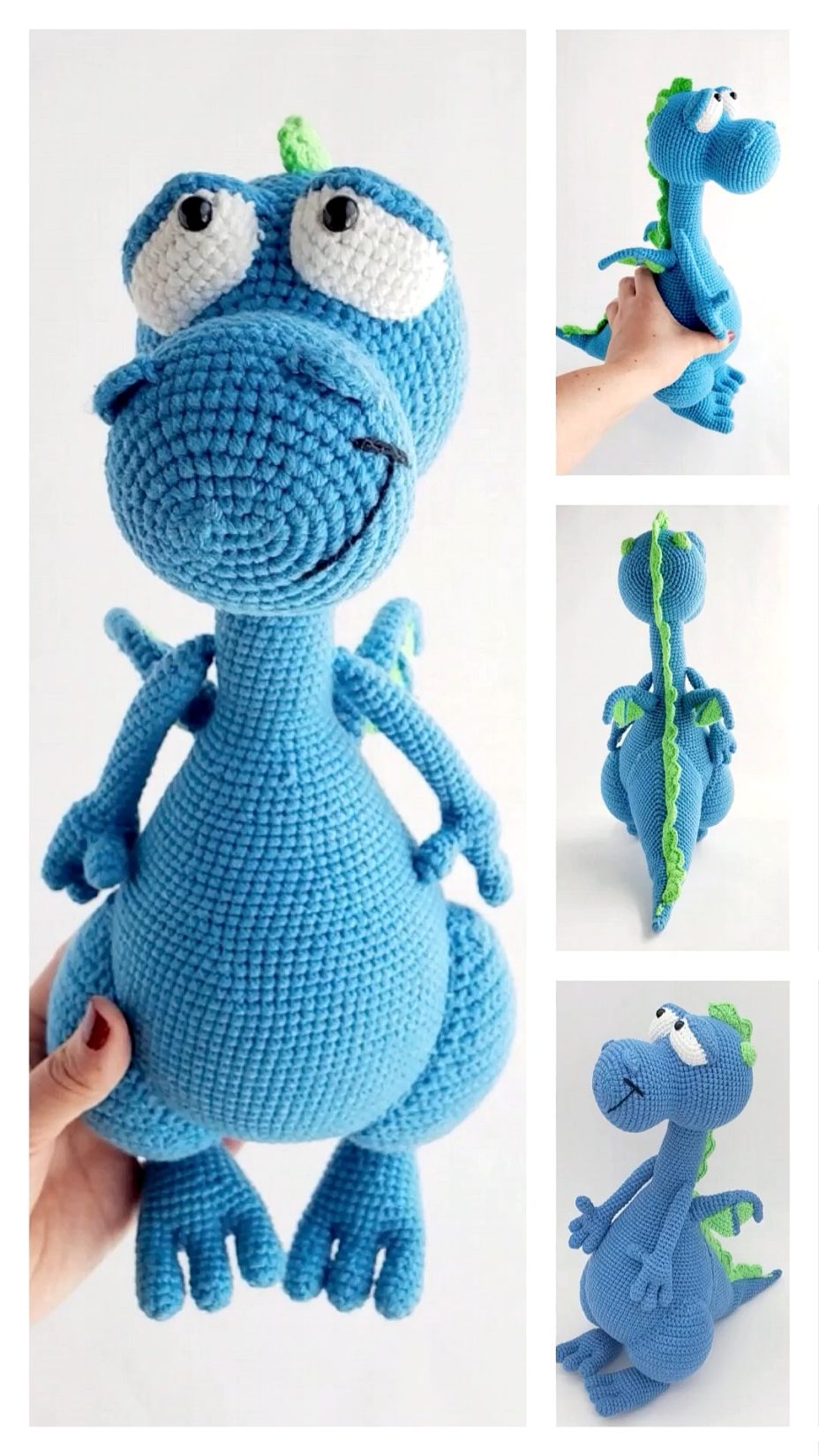 Amigurumi Dragon Free Crochet Pattern