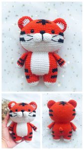 Amigurumi Tiger Free Crochet Pattern