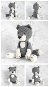 Crochet Wolf Amigurumi Free Pattern