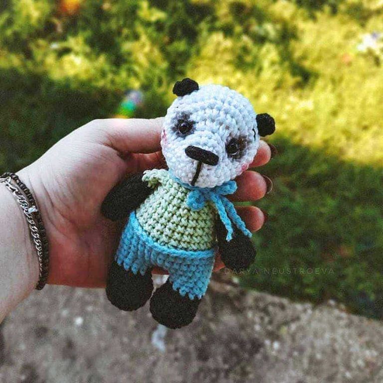 Amigurumi Little Panda Crochet Free Pattern - Free Amigurumi