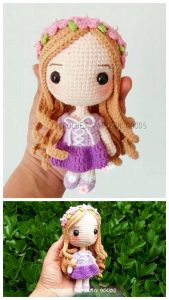 Disney Princess Amigurumi Crochet Free Pattern