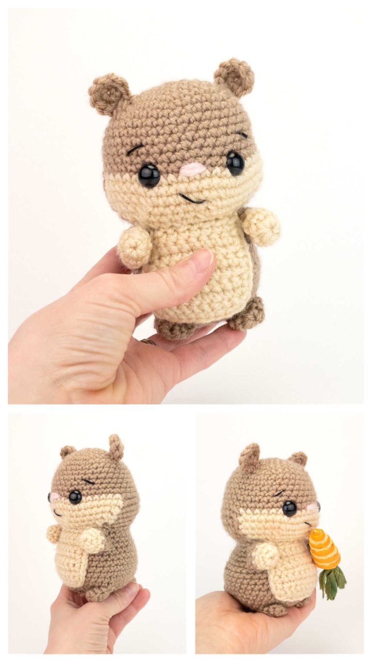 Little Hamster Amigurumi Crochet Free Pattern