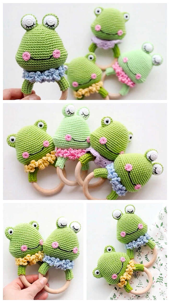 Bear Rattle Amigurumi Crochet Free Pattern