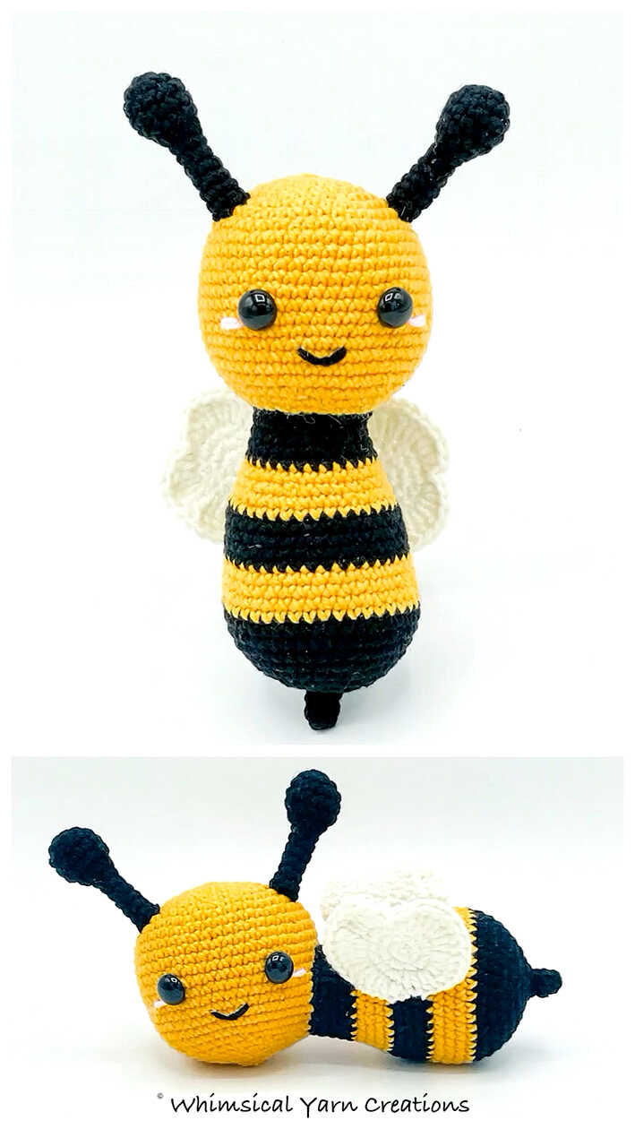 Little Honey Bee Amigurumi Crochet Free Pattern