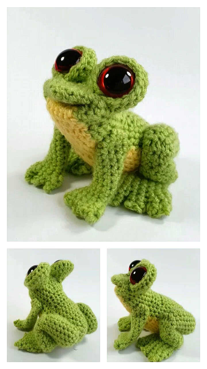 Amigurumi Frog Prince Crochet Free Pattern