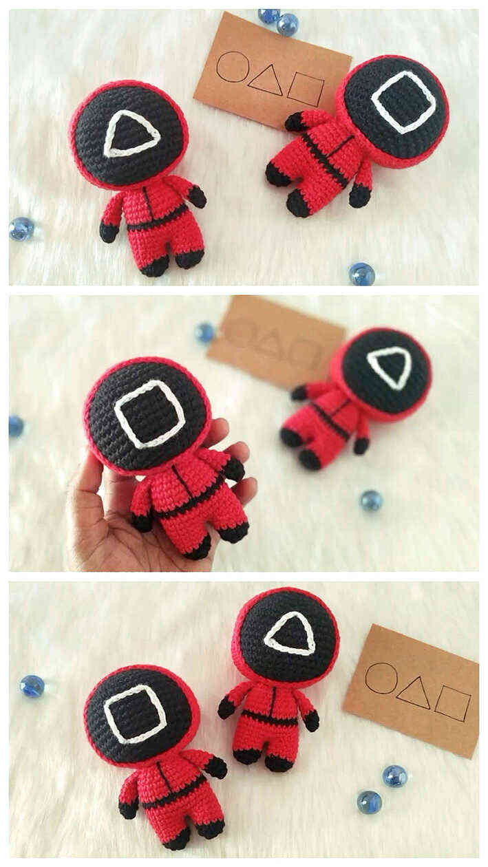Amigurumi Squid Game Free Crochet Pattern