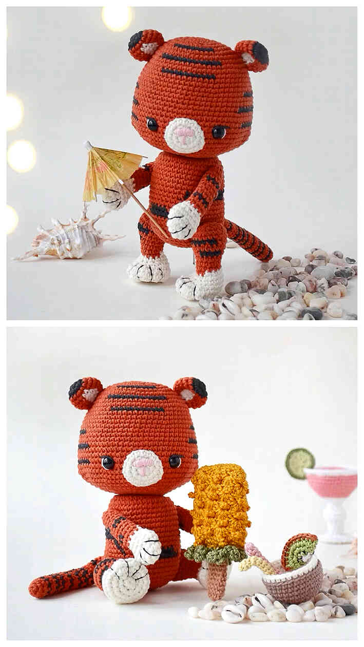 Crochet Tiger Amigurumi Free Pattern
