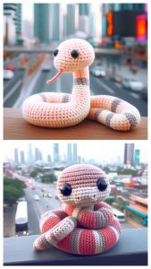 Amigurumi Snake Crochet Free Pattern