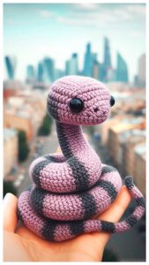 Amigurumi Snake Crochet Free Pattern