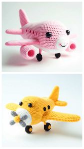 Amigurumi Airplane Crochet Free Pattern