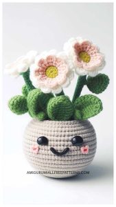 Crochet Flower Amigurumi Free Pattern