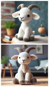 Amigurumi Goat Free Crochet Pattern