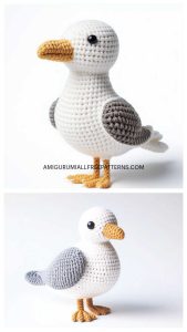 Amigurumi Seagull Free Crochet Pattern