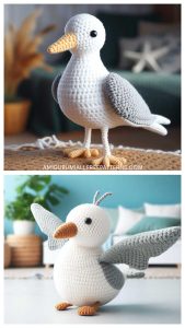 Amigurumi Seagull Free Crochet Pattern