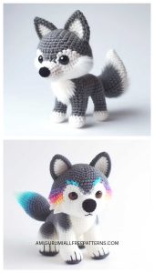 Amigurumi Wolf Crochet Free Pattern