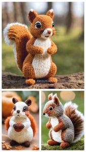 Amigurumi Squirrel Free Crochet Pattern