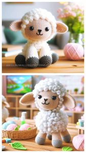 Amigurumi Lamb Free Crochet Pattern