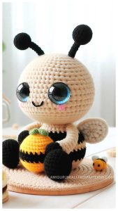 Crochet Bee Chen Amigurumi Free Pattern