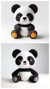 Little Crochet Panda Amigurumi Free Pattern - Free Amigurumi