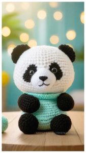 Little Crochet Panda Amigurumi Free Pattern - Free Amigurumi