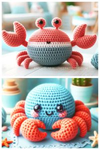 Amigurumi Triton the Crab Crochet Free Pattern