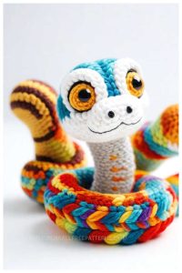 Amigurumi Cute Snake Crochet Free Pattern