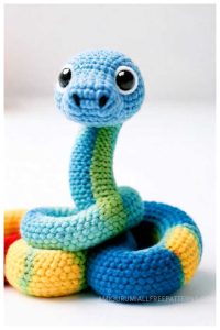 Amigurumi Cute Snake Crochet Free Pattern
