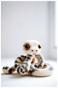 Amigurumi Cute Snake Crochet Free Pattern