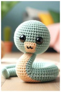 Amigurumi Cute Snake Crochet Free Pattern