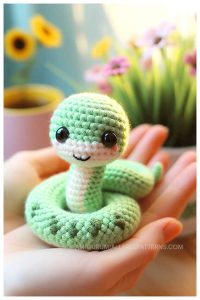 Amigurumi Cute Snake Crochet Free Pattern