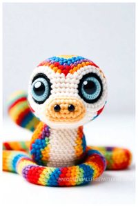 Amigurumi Cute Snake Crochet Free Pattern