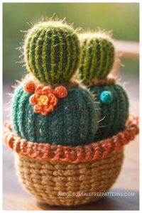 Amigurumi Cactus Crochet Free Pattern - Free Amigurumi