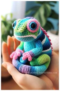 Amigurumi Chameleon Crochet Free Pattern