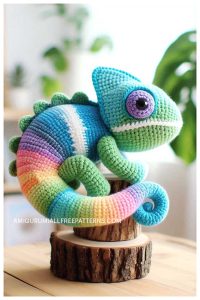 Amigurumi Chameleon Crochet Free Pattern