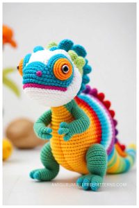 Amigurumi Chameleon Crochet Free Pattern