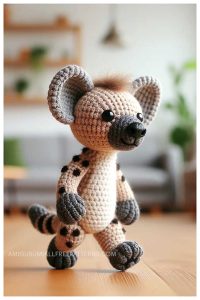 Amigurumi Baby Hyena Free Crochet Pattern