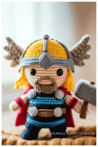 Crochet Thor Amigurumi Free Pattern