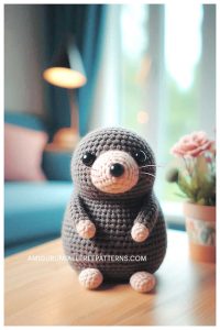 Amigurumi Cute Mole Crochet Free Pattern
