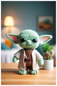 Crochet Baby Yoda Amigurumi Free Pattern