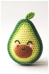 Amigurumi Avocado Crochet Free Pattern
