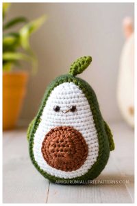 Amigurumi Avocado Crochet Free Pattern