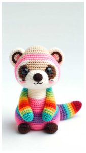 Crochet Ferret Amigurumi Free Pattern