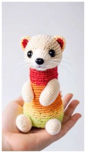 Crochet Ferret Amigurumi Free Pattern