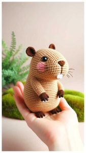 Crochet Capybara Amigurumi Free Pattern
