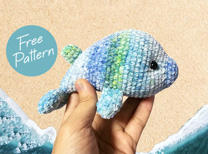 Amigurumi Mini Dolphin Crochet Free Pattern
