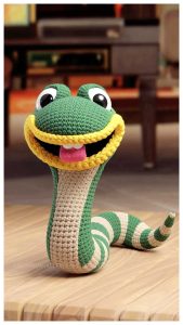 Crochet Cute Snake Amigurumi Free Pattern