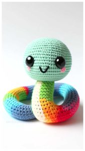 Crochet Cute Snake Amigurumi Free Pattern