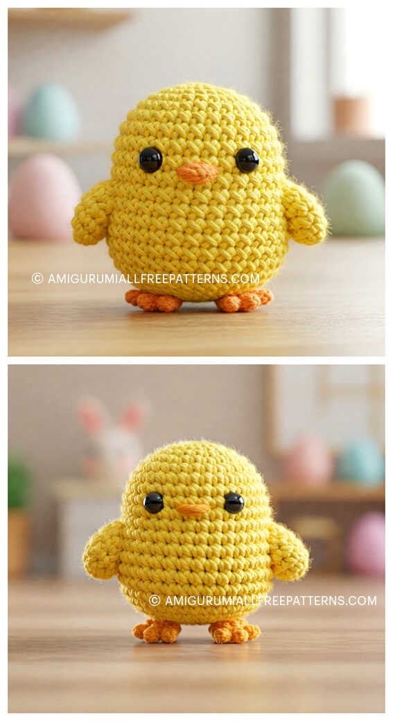 Crochet Easter Chick Amigurumi Free Pattern